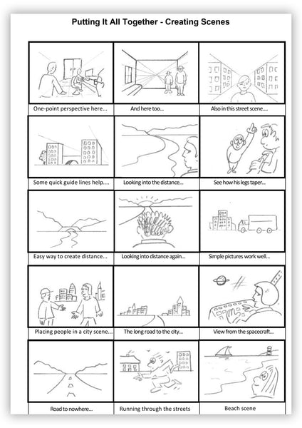 Drawing Skills for Storyboarding Workbook Digital Download | Graham Shaw